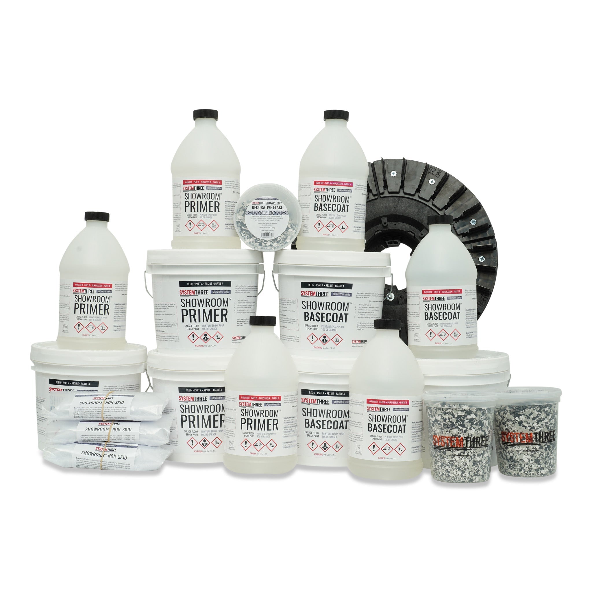 ShowRoom Garage Floor Epoxy - System Three Resins
