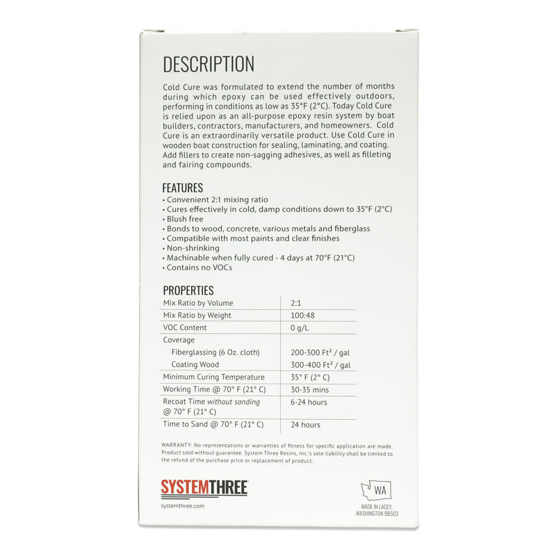 Cold Cure | Cold Weather Epoxy - System Three Resins