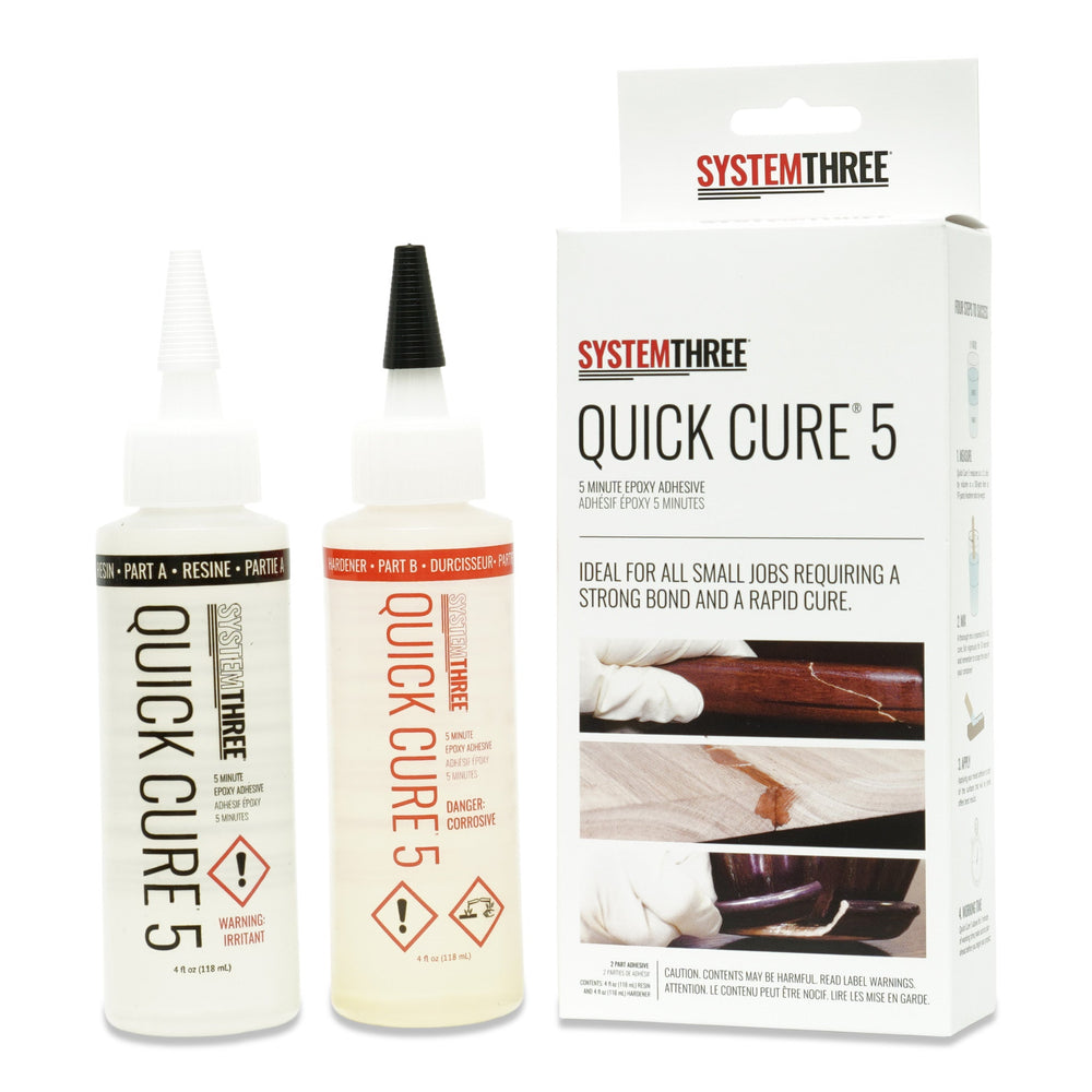 Quick Cure-5 | 5 Minute Epoxy Glue - System Three Resins