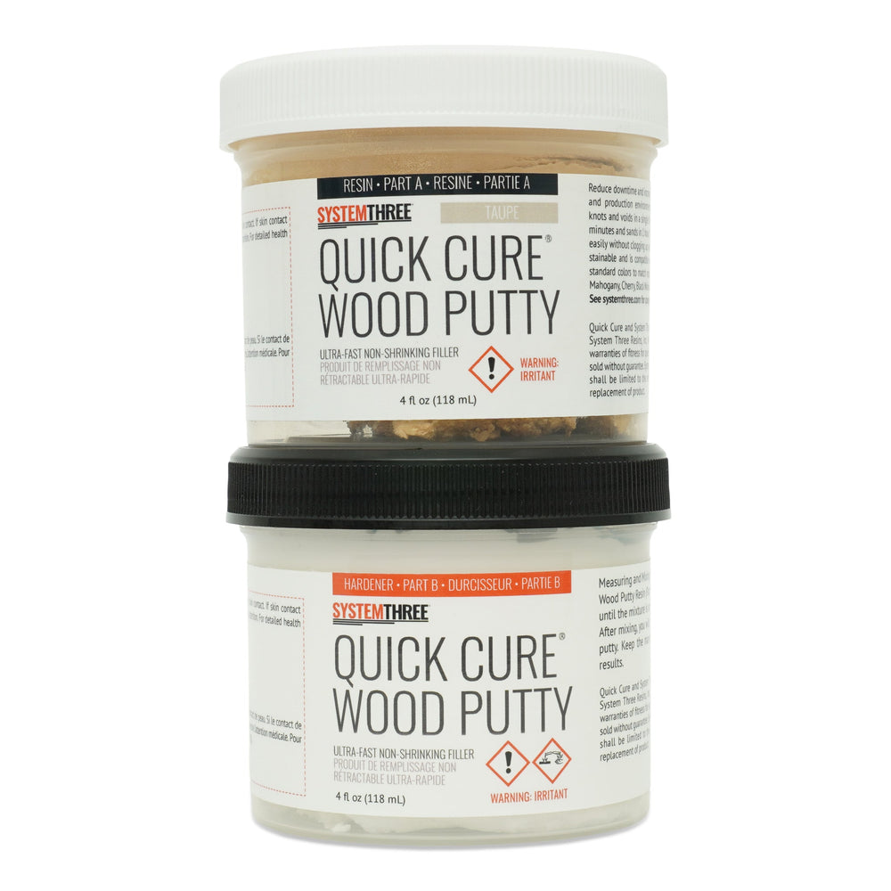Quick Cure Wood Putty - System Three Resins