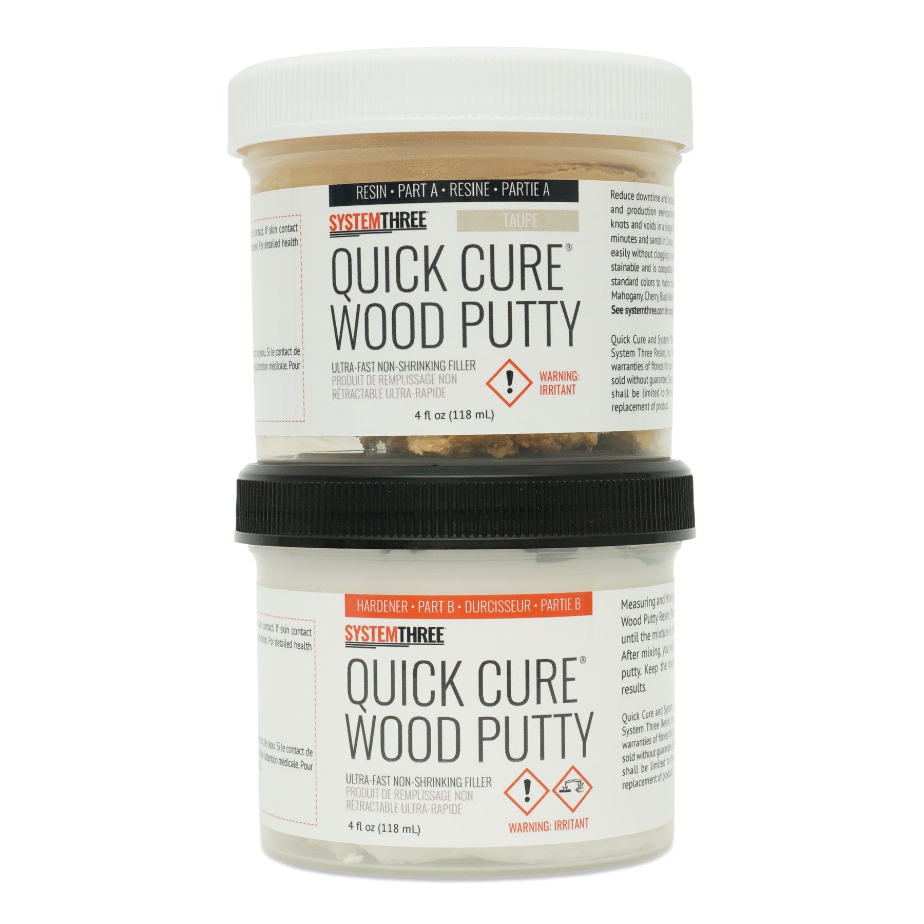 Quick Cure Wood Putty - System Three Resins