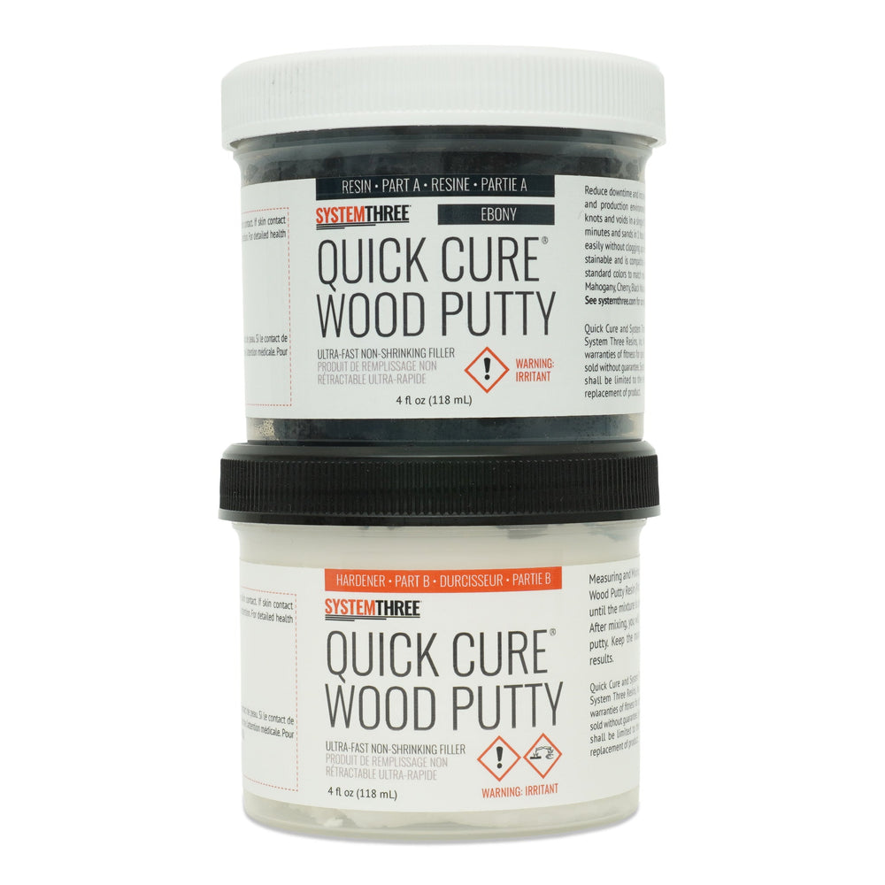 Quick Cure Wood Putty - System Three Resins