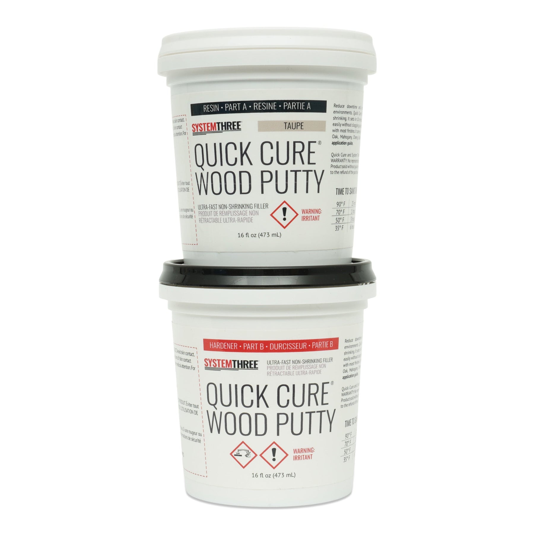 Quick Cure Wood Putty - System Three Resins