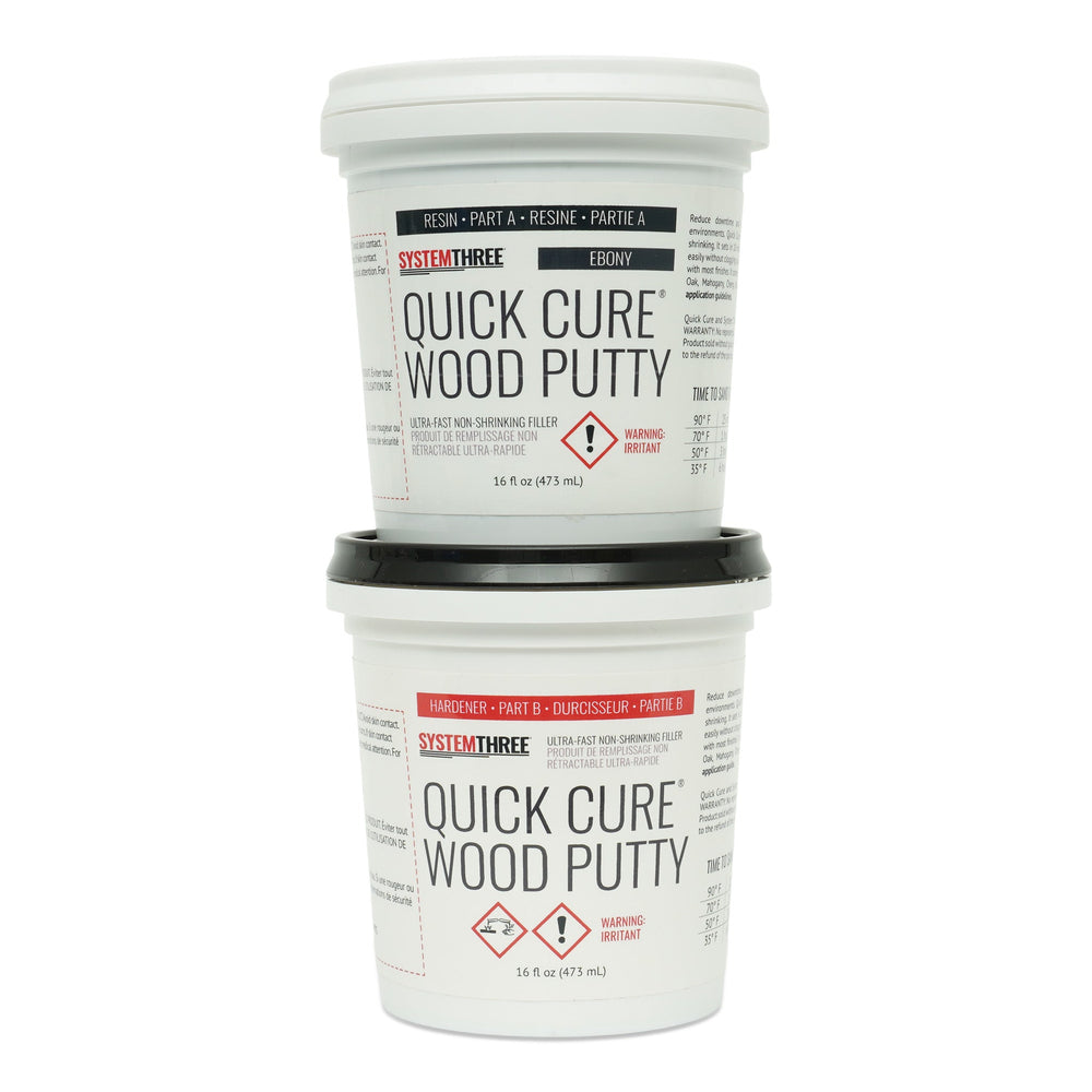 Quick Cure Wood Putty - System Three Resins