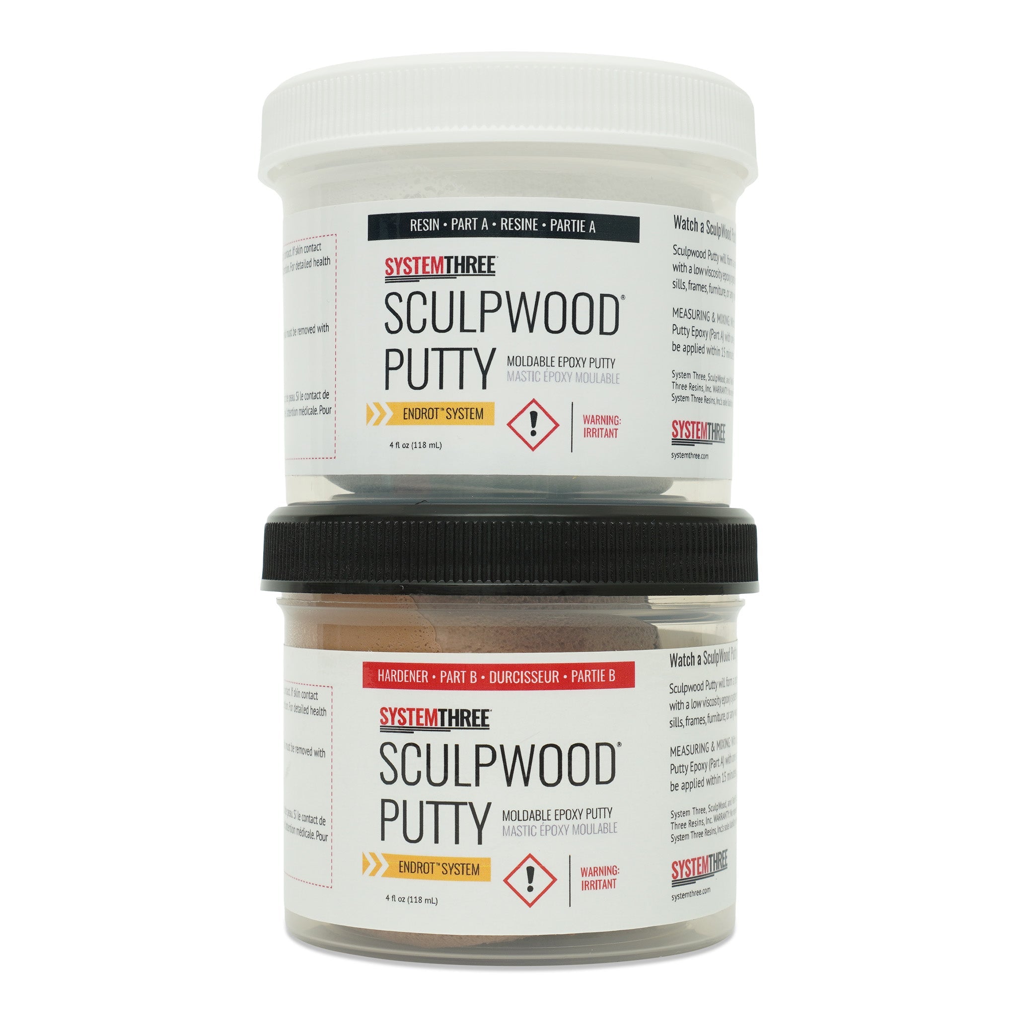 Sculpwood Putty | Moldable Epoxy Wood Filler Putty - System Three Resins