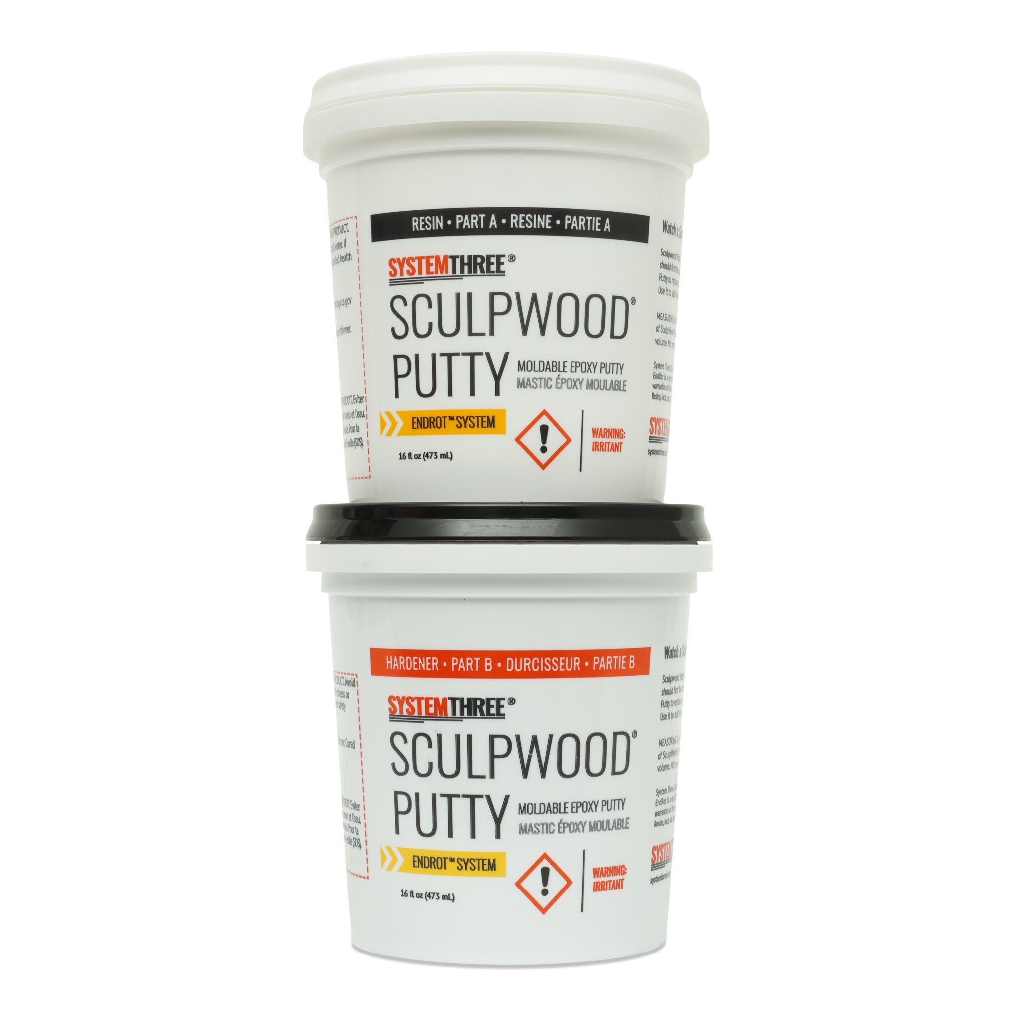 Sculpwood Putty | Moldable Epoxy Wood Filler Putty - System Three Resins