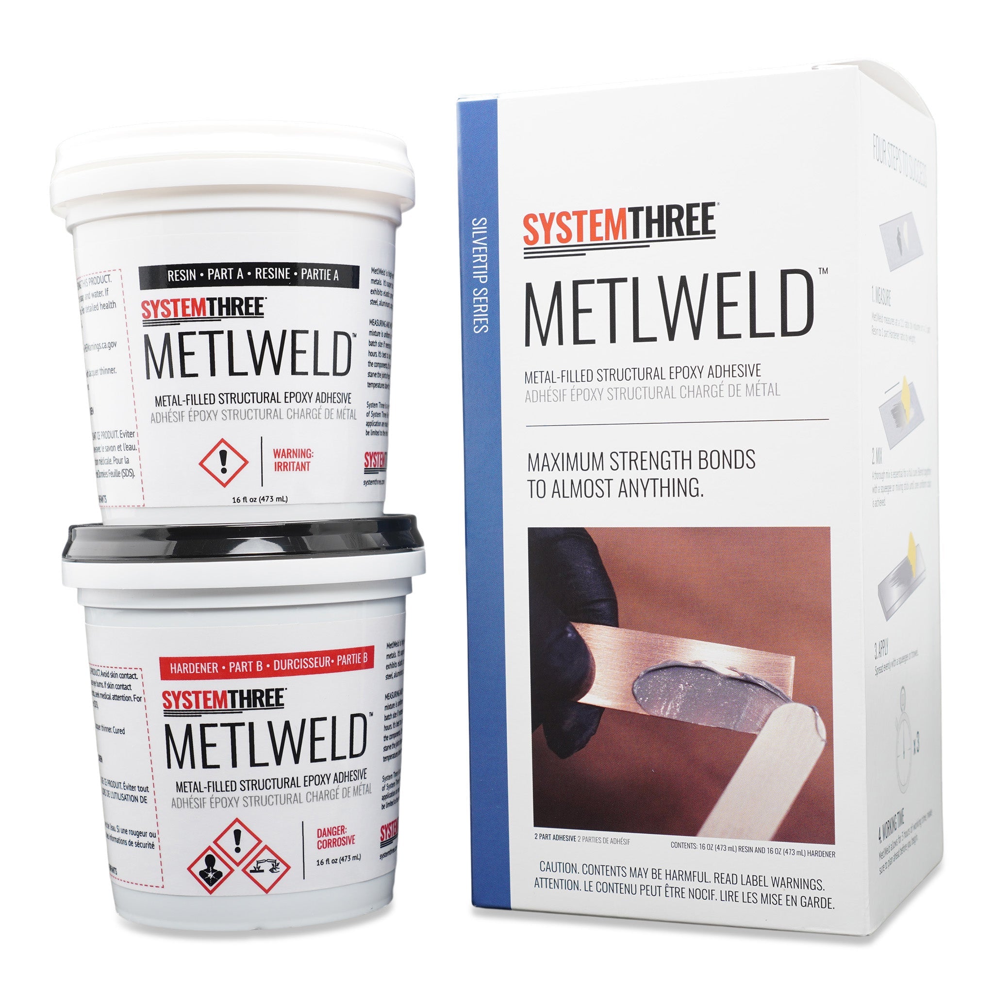 SilverTip Metlweld | Metal Bonding Epoxy - System Three Resins