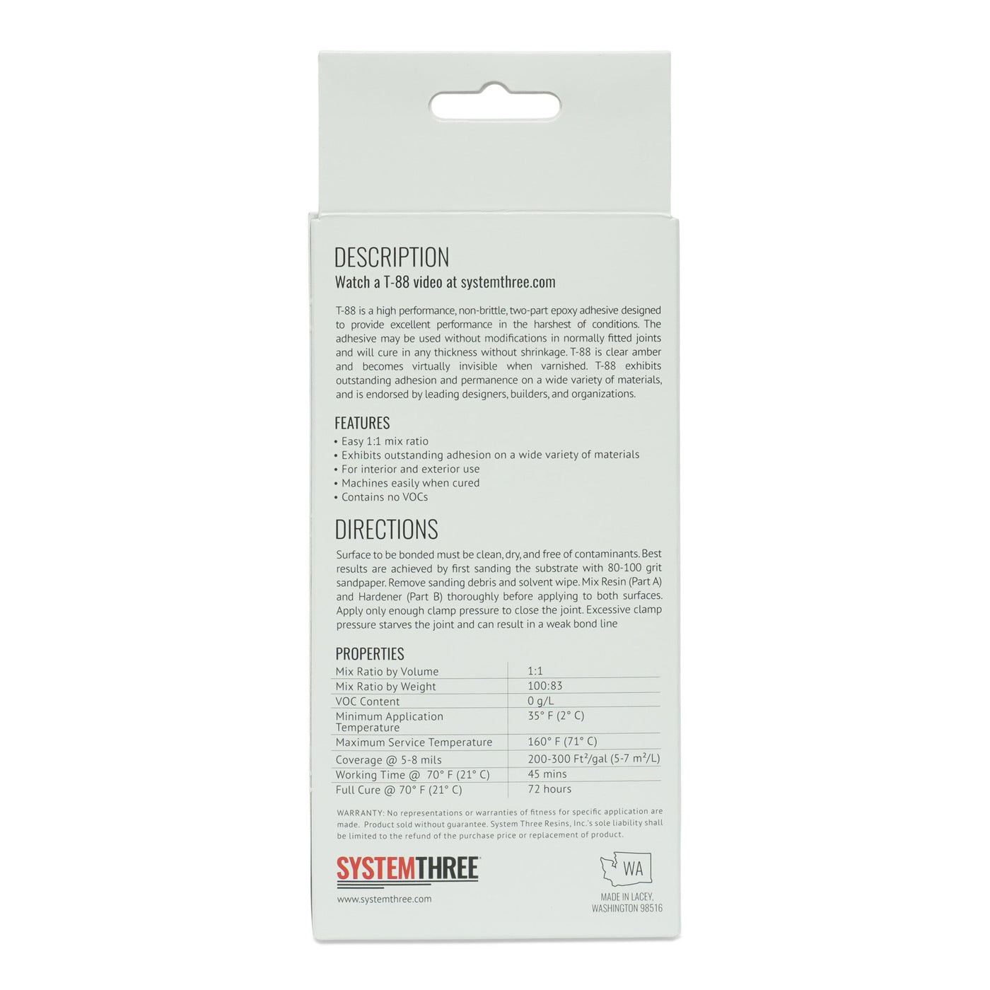T-88 | Structural Epoxy Adhesive - System Three Resins