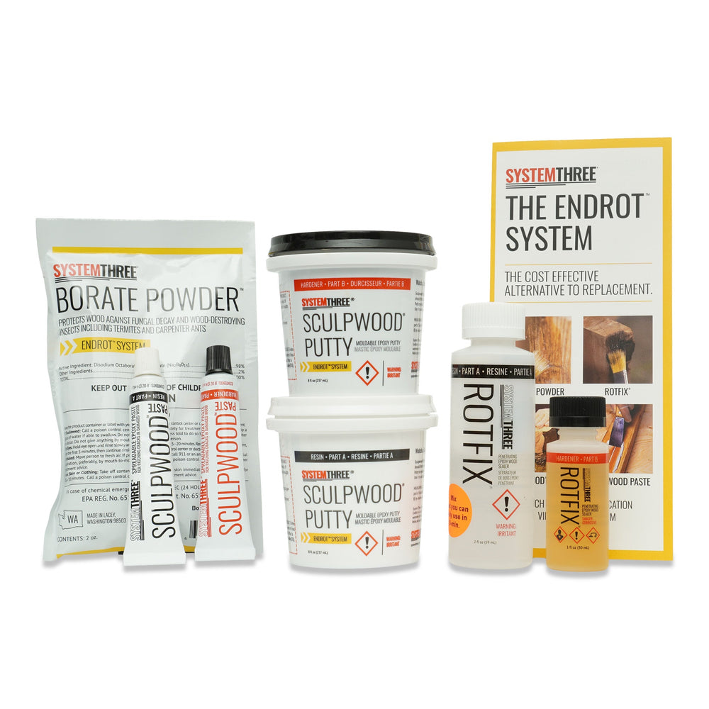 EndRot | Wood Repair and Restoration Kit - System Three Resins